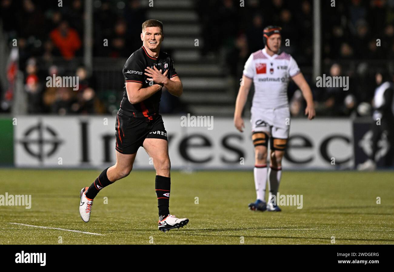 Barnet, United Kingdom. 20th Jan, 2024. EPCR Challenge Cup. Saracens V ...