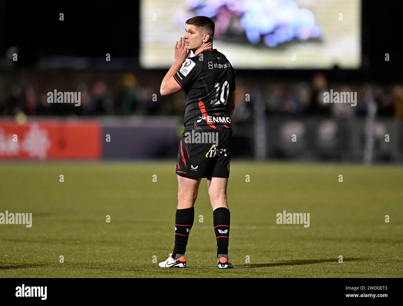 Barnet, United Kingdom. 20th Jan, 2024. EPCR Challenge Cup. Saracens V ...