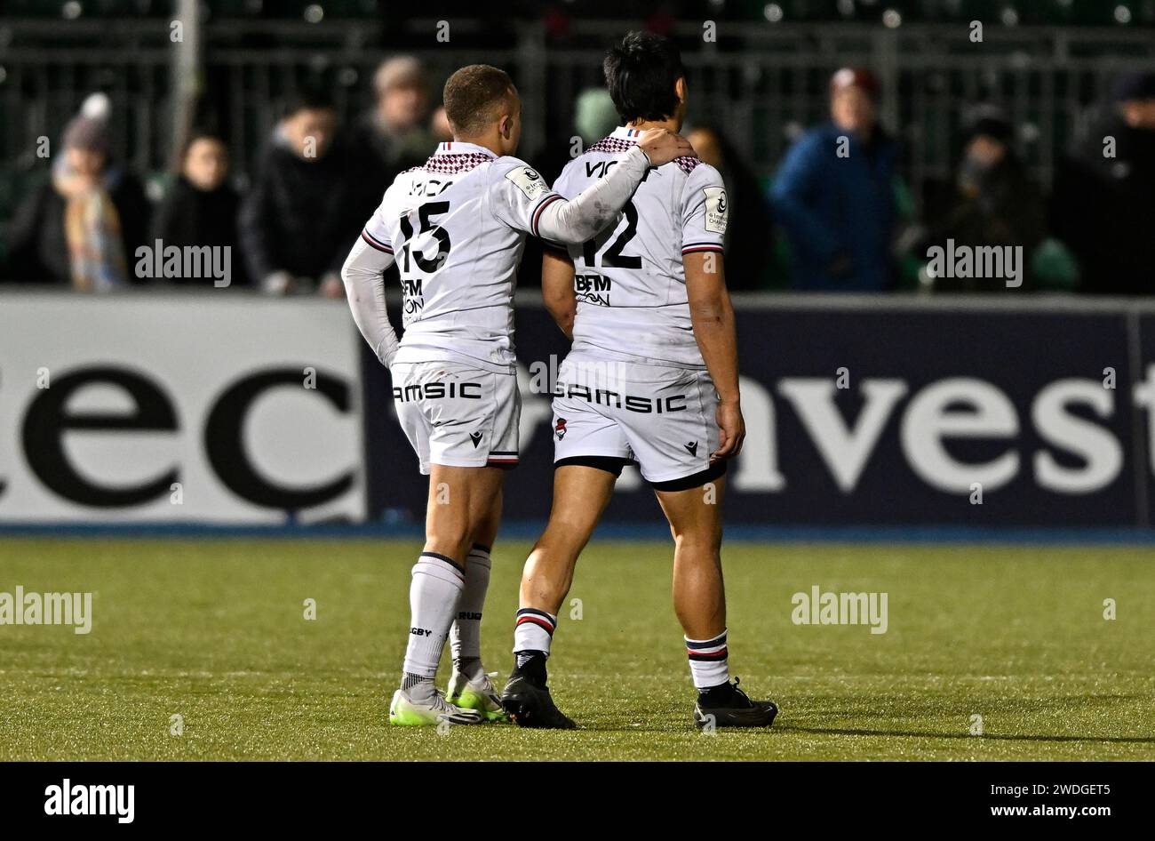 Barnet, United Kingdom. 20th Jan, 2024. EPCR Challenge Cup. Saracens V ...