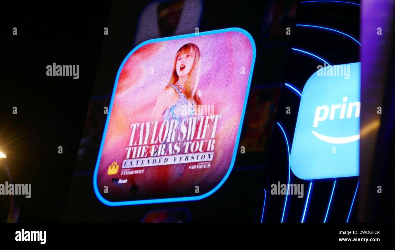 Los Angeles, California, USA 19th January 2024 Taylor Swift The Eras ...
