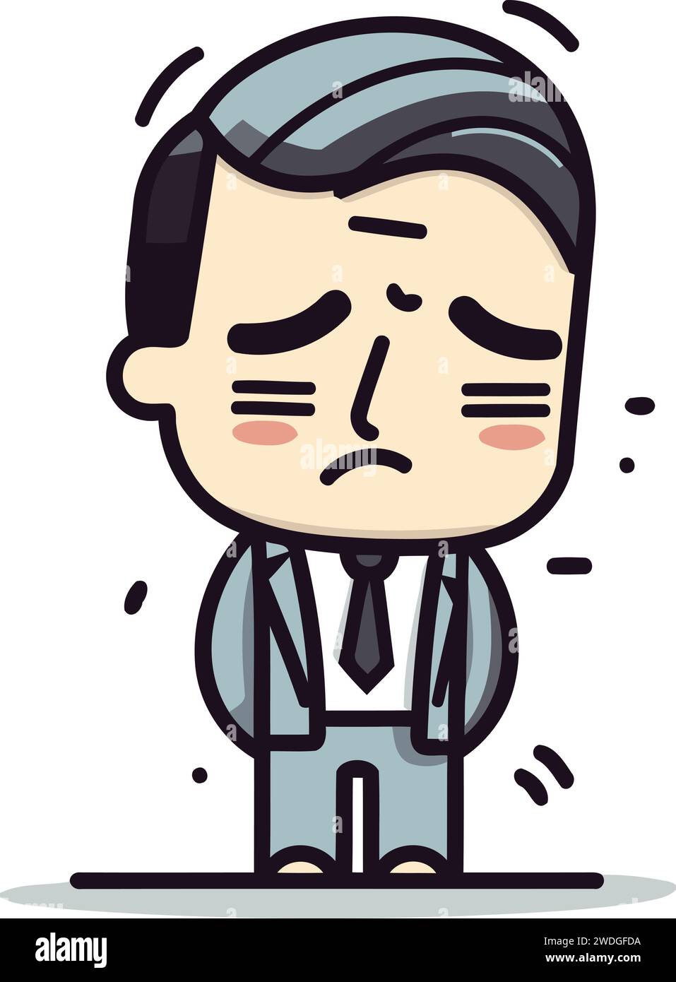 Sad cartoon Cut Out Stock Images & Pictures - Alamy