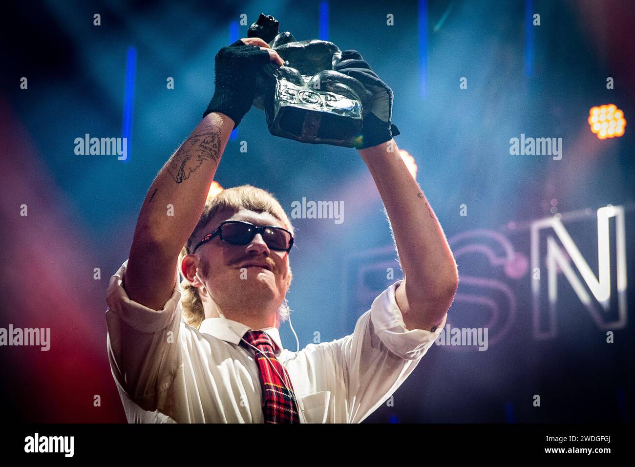 GRONINGEN - Rapper Joost receives the Pop Prize at the Eurosonic ...