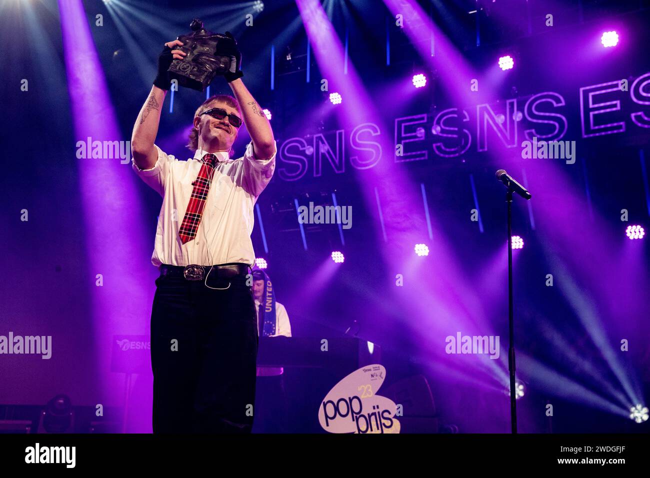 GRONINGEN - Rapper Joost receives the Pop Prize at the Eurosonic ...