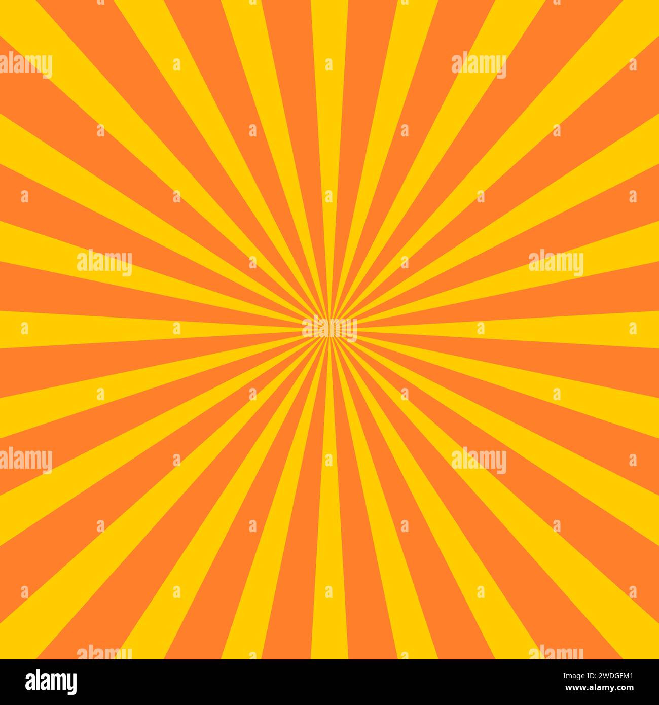Sunburst Background Vector Sunburst Yellow Orange Radial Beams Pattern