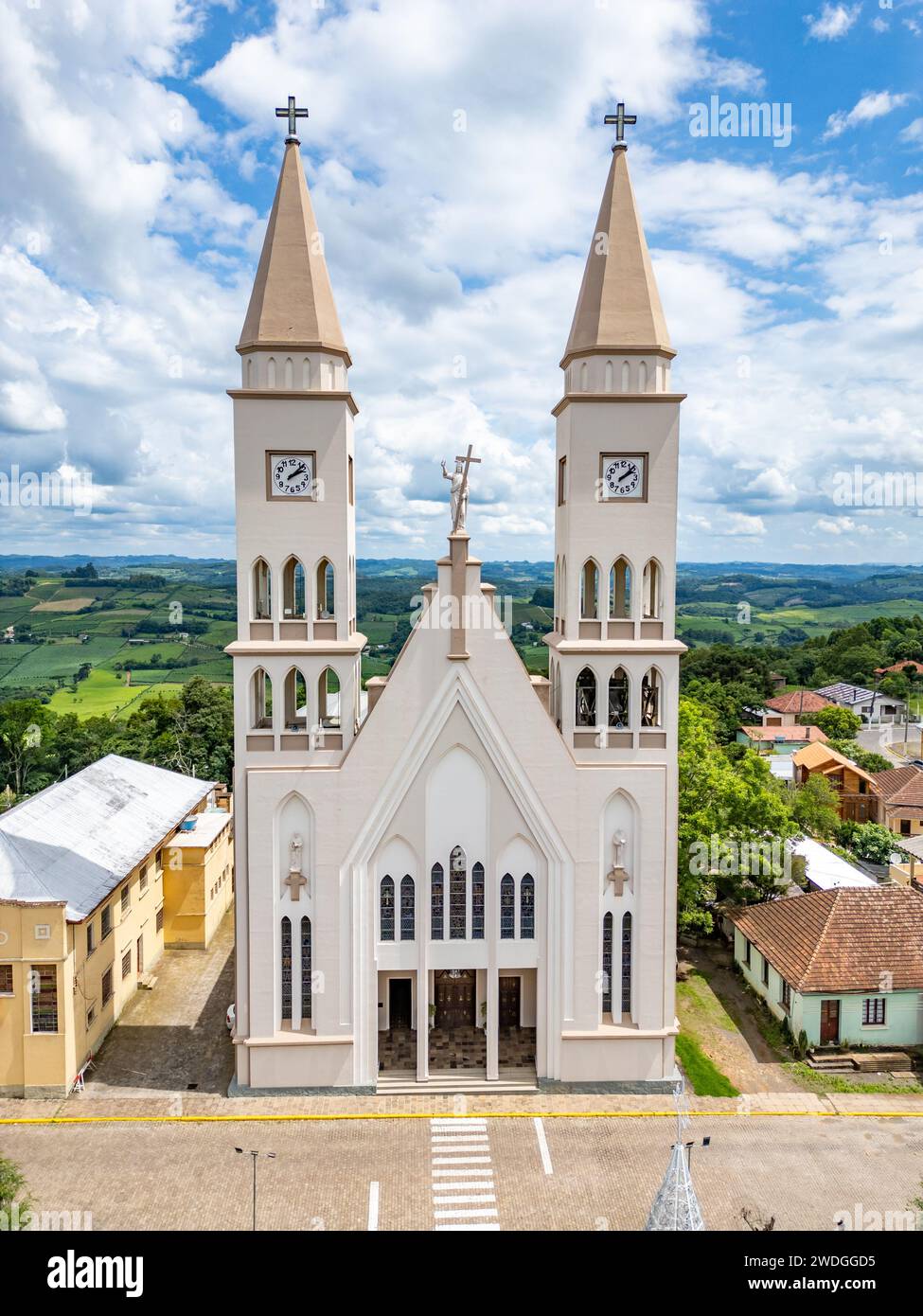 Sao Francisco de Assis Church, Monte Belo do Sul, Rio Grande do Sul ...