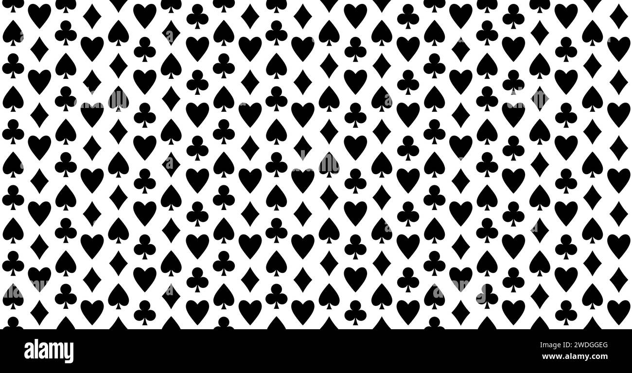 Poker seamless texture Cut Out Stock Images & Pictures - Alamy