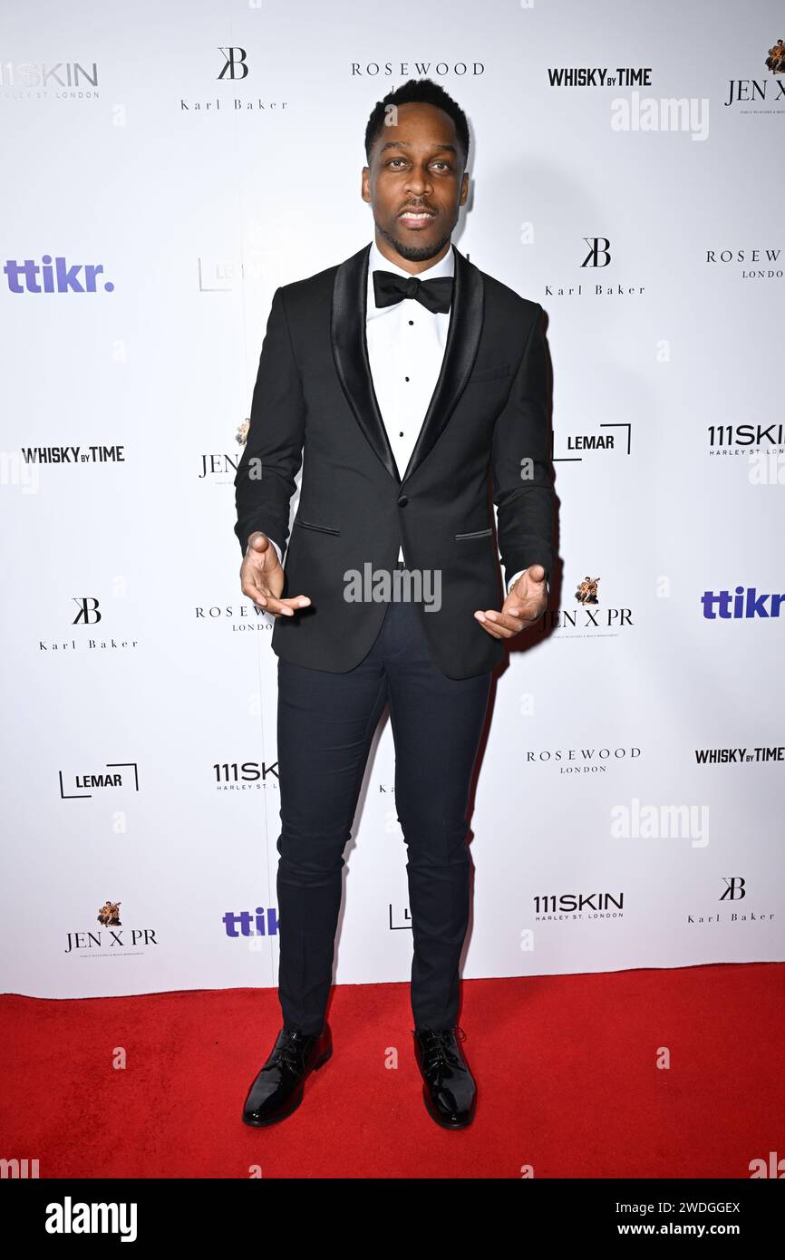 EDITORIAL USE ONLY Lemar attends the TTIKR Global App Launch and gala ...