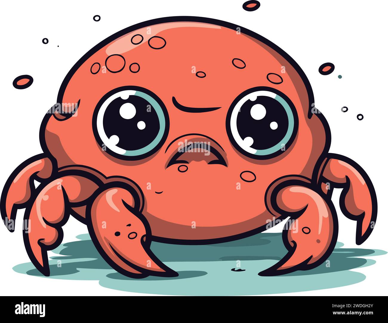 Crustaceans illustration Stock Vector Images - Alamy