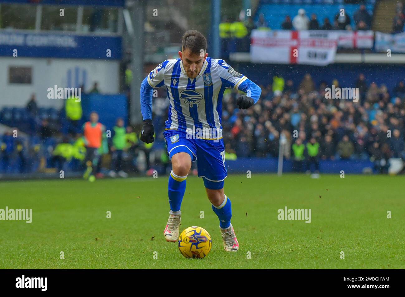 Pol Valentín of Sheffield Wednesday with the ball during the Sky Bet ...