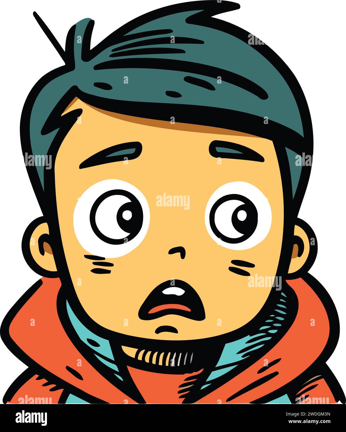 Sad person winter Stock Vector Images - Alamy