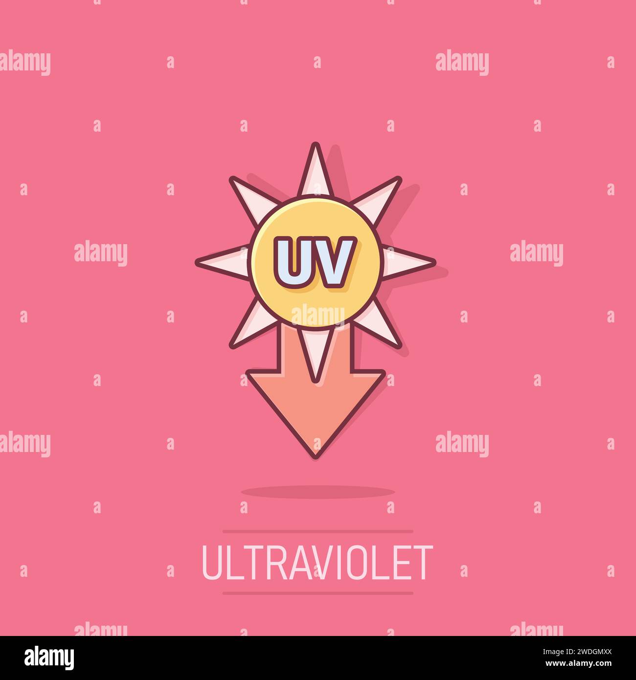 Effect of radiation Stock Vector Images - Alamy