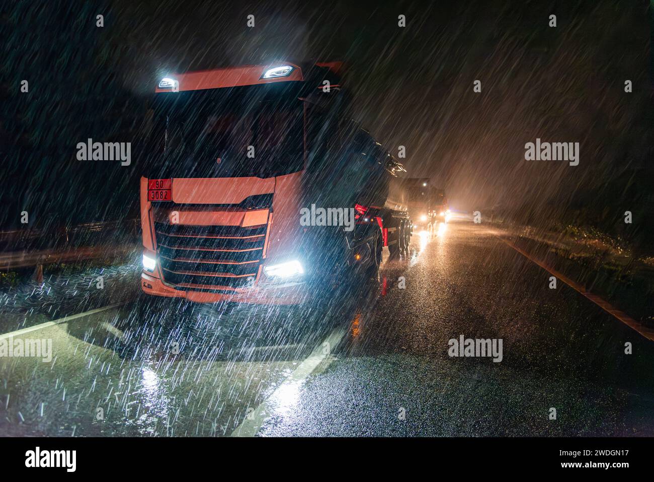 Dangerous goods license plate hi-res stock photography and images - Alamy