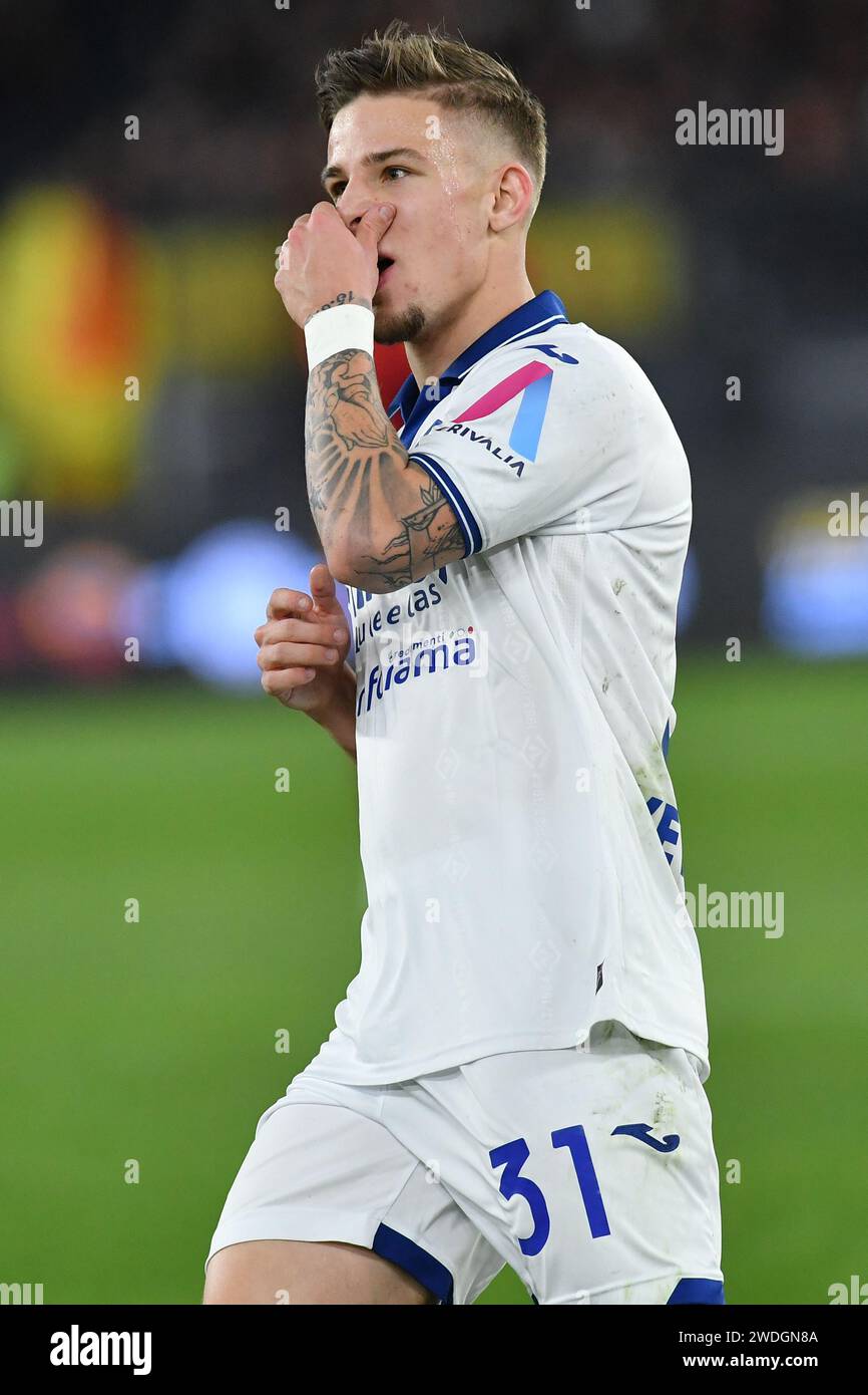 Rome, Lazio. 20th Jan, 2024. Tomas Suslov of Hellas Verona during the ...