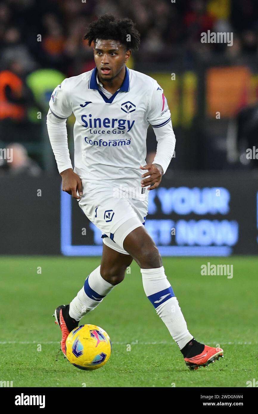 Rome, Lazio. 20th Jan, 2024. Juan David Cabal Murillo of Hellas Verona ...