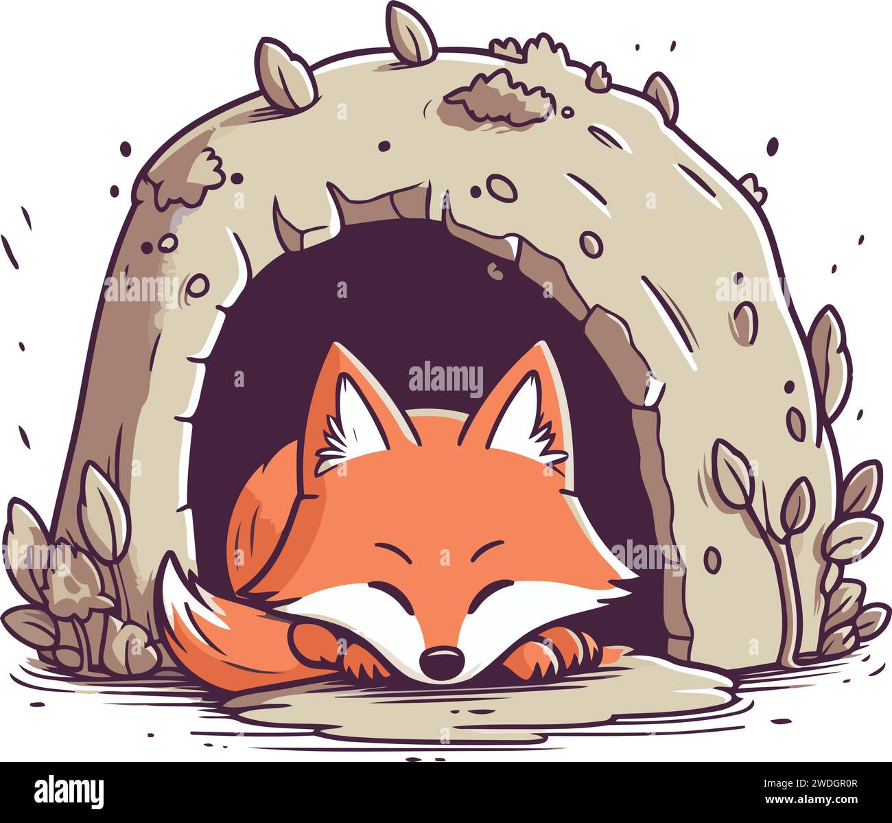 Cute cave Stock Vector Images - Alamy