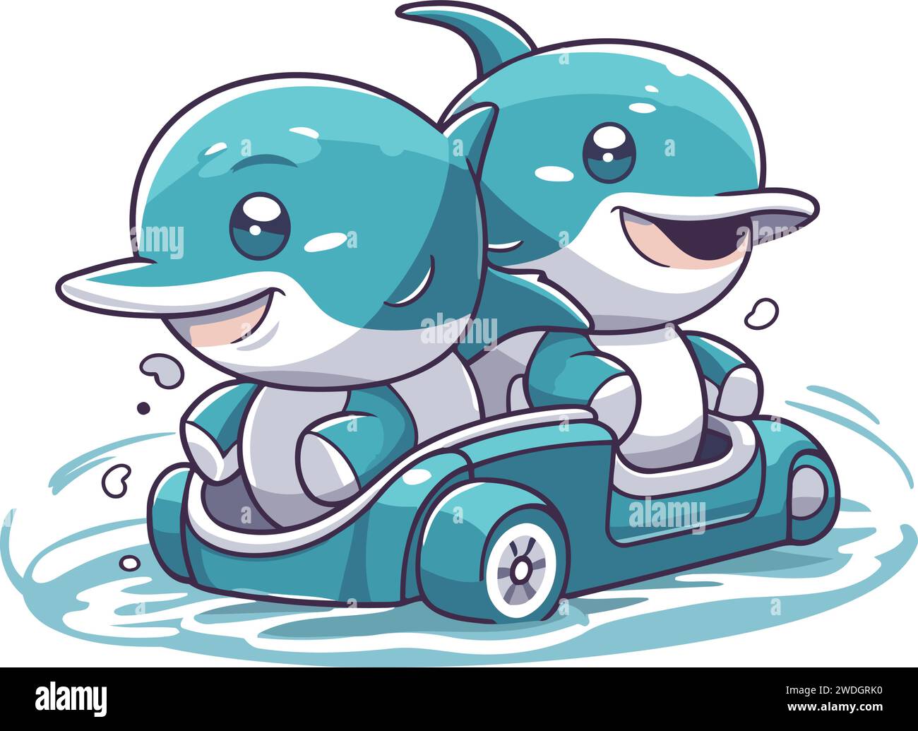 Car mascot Stock Vector Images - Alamy