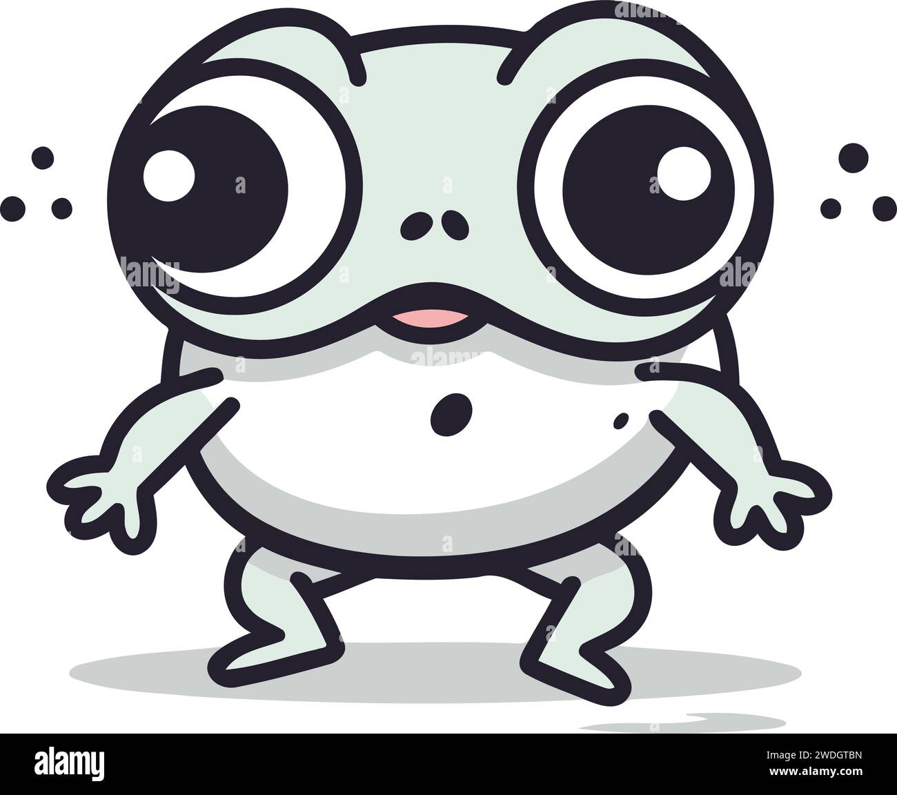 Frog cartoon character Stock Vector Images - Alamy