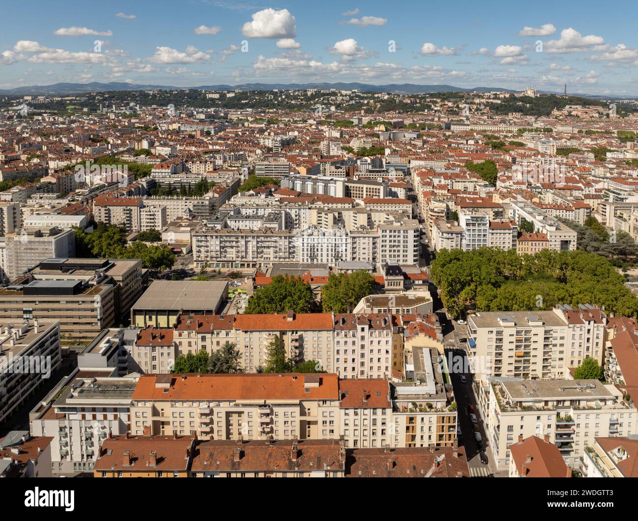 Lyon park aerial hi-res stock photography and images - Alamy