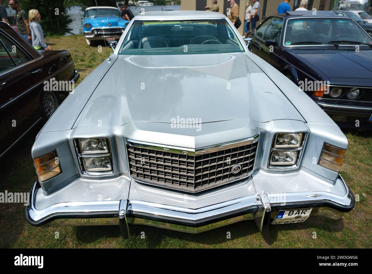 WERDER (HAVEL), GERMANY - MAY 20, 2023: The coupe utility car Ford ...