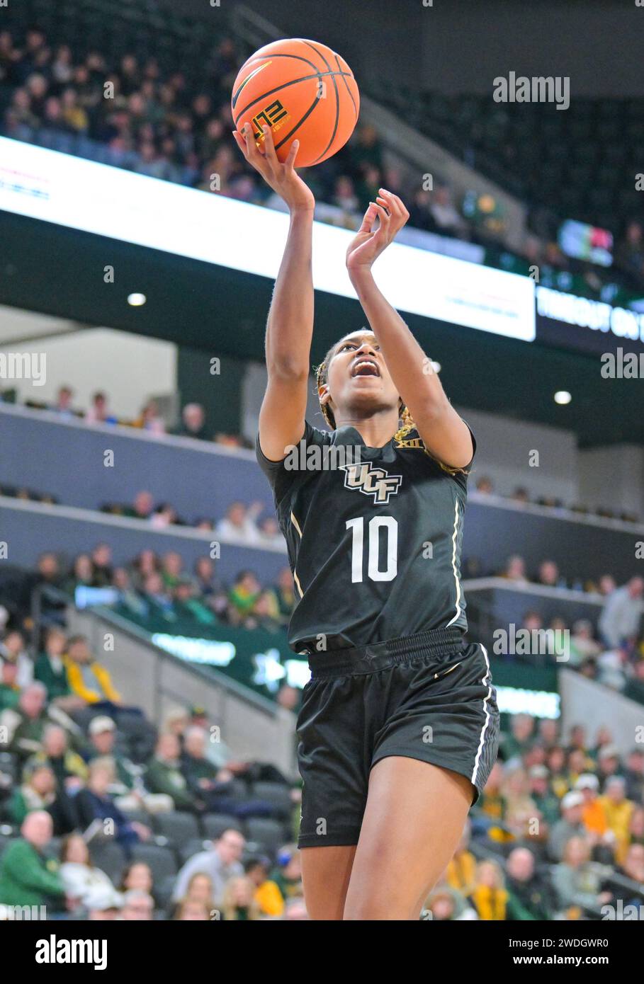 Waco, Texas, USA. 20th Jan, 2024. UCF Knights guard Mya Burns (10 ...