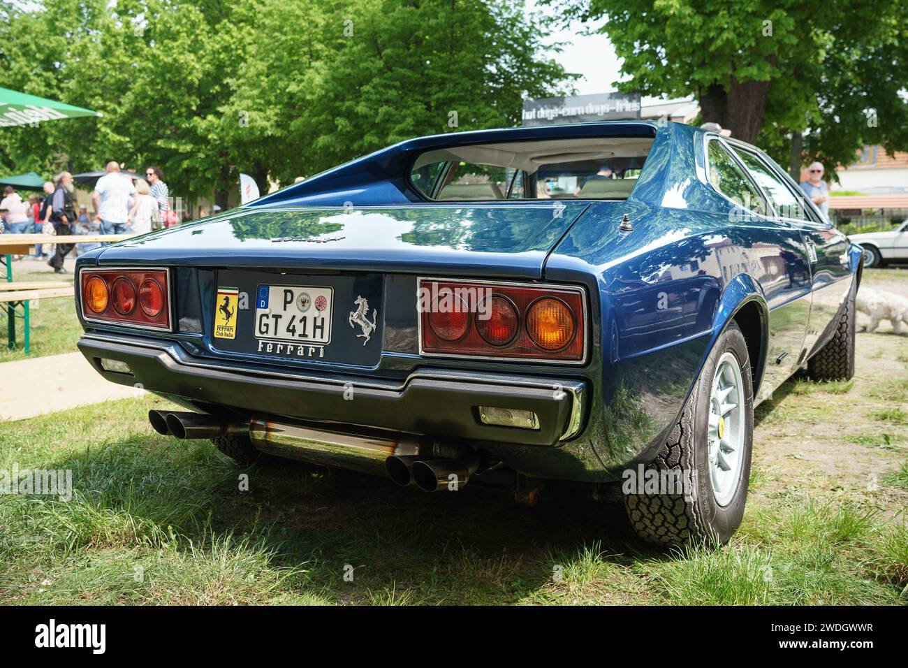 WERDER (HAVEL), GERMANY - MAY 20, 2023: The sports car Ferrari Dino 380 ...