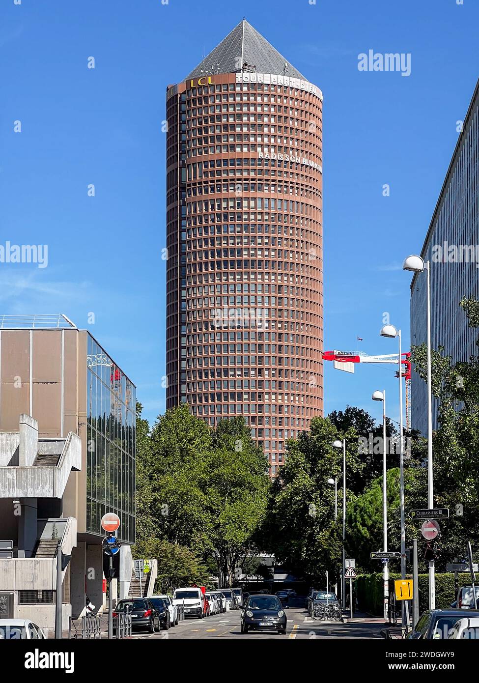 Lyon, France - Aug 22, 2022: Business district of La Part-Dieu, and its ...