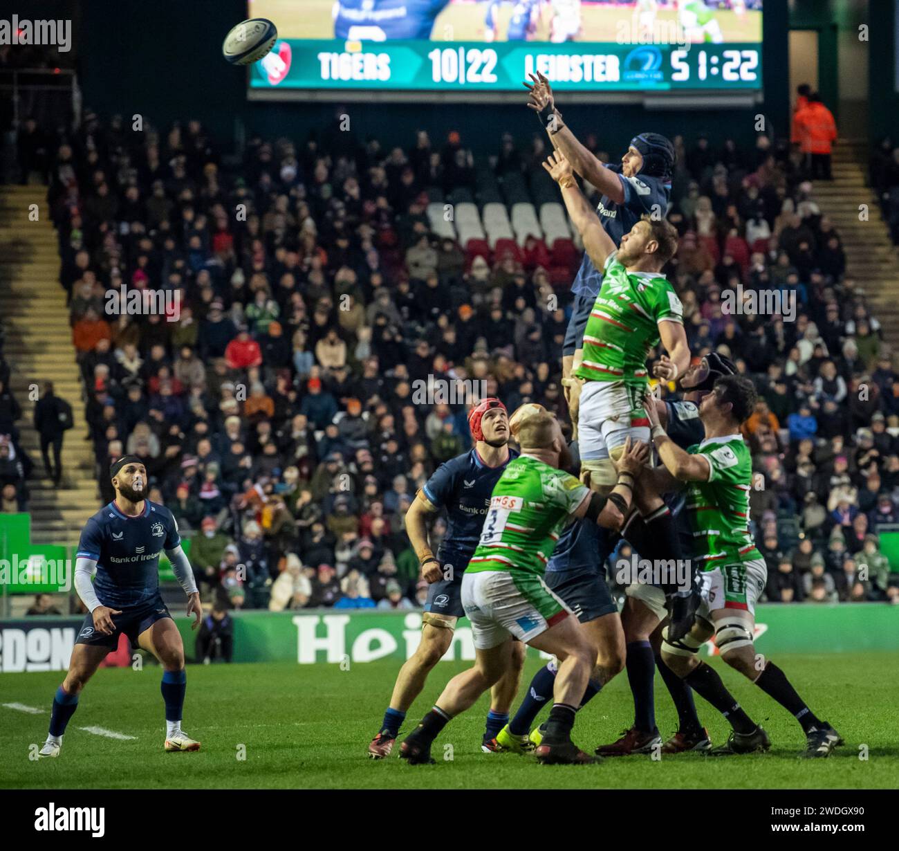 Leicester, England UK on the 20th January 2024. Leicester Hanro ...