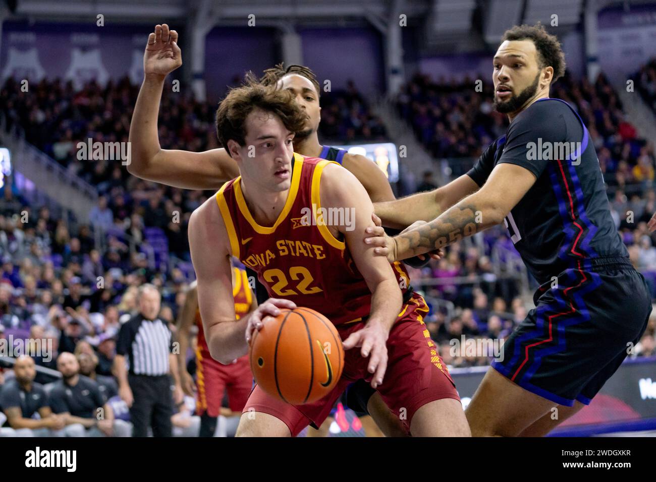 FORT WORTH, TX - JANUARY 20: Iowa State Cyclones forward Milan ...