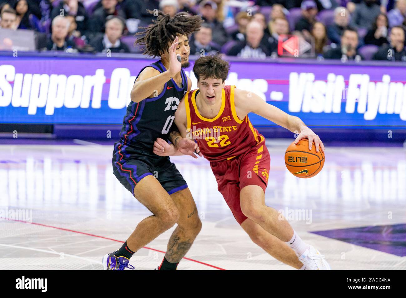FORT WORTH, TX - JANUARY 20: Iowa State Cyclones forward Milan ...