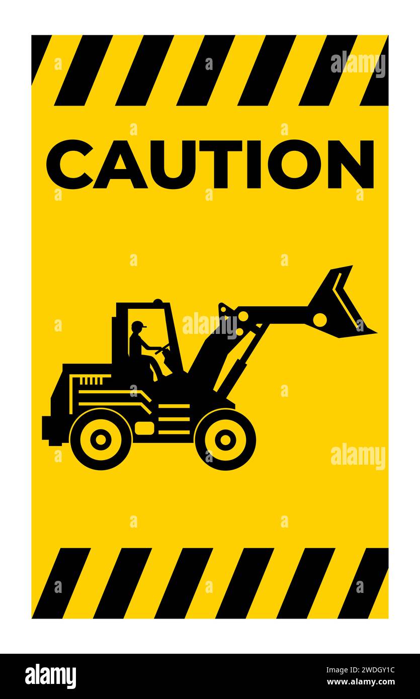 Construction Area Sign Caution Stock Vector Image & Art - Alamy