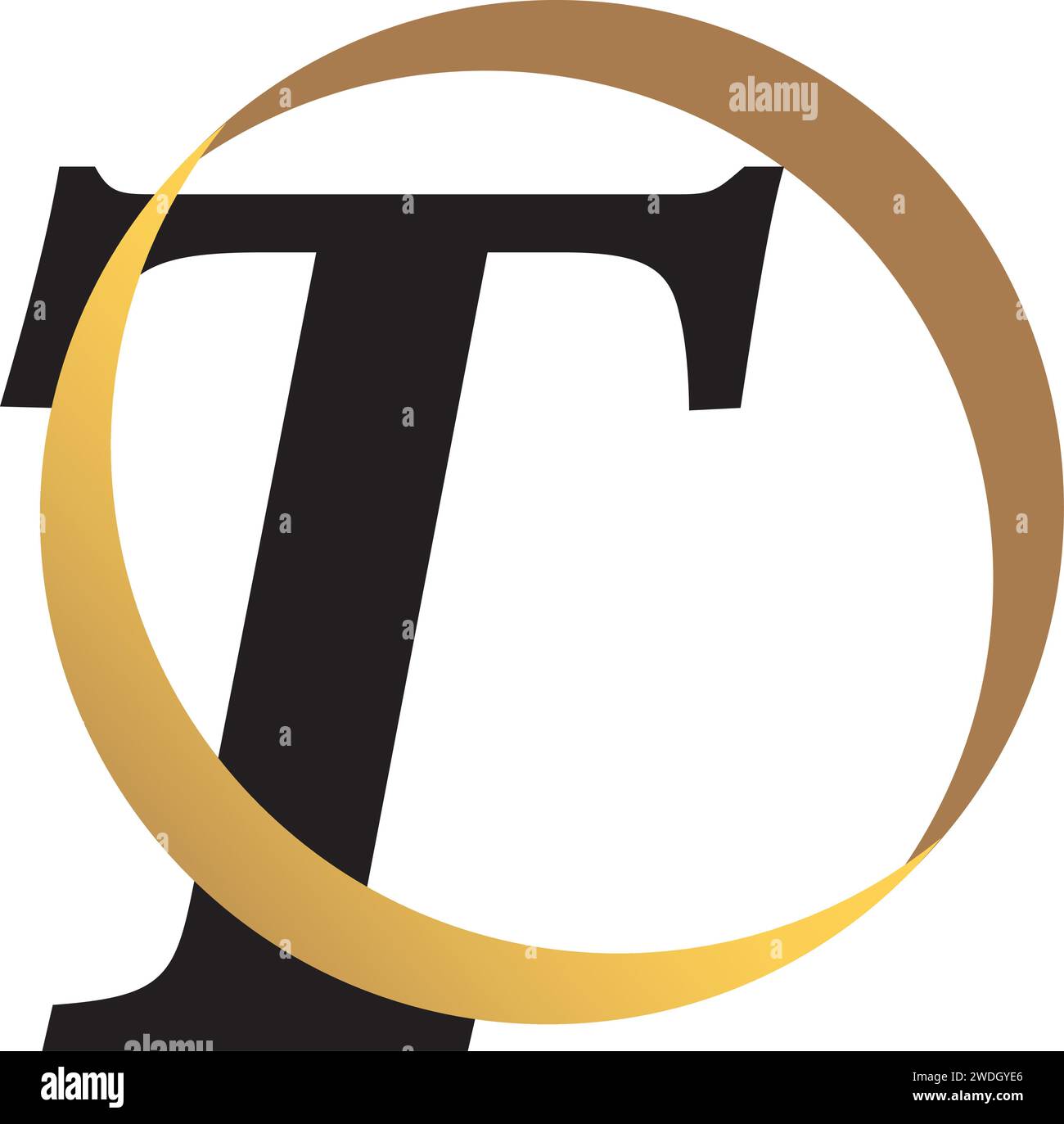 T Letter Logo Royal. - Vector Stock Vector Image & Art - Alamy