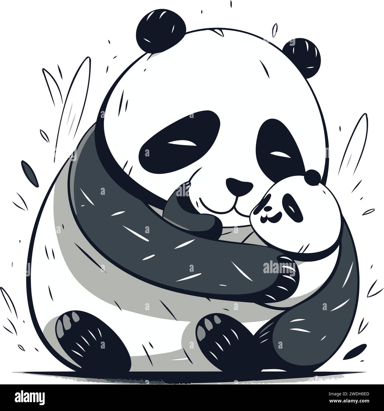 Hugging bear Stock Vector Images - Alamy