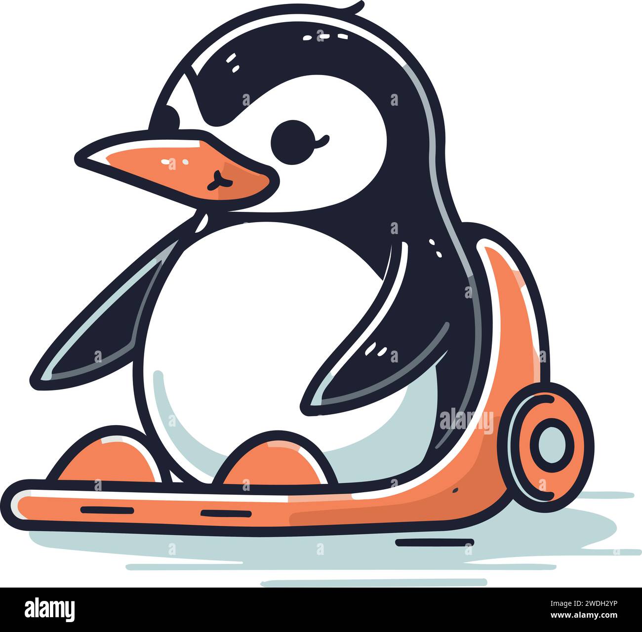 Scooter hand drawn illustration hi-res stock photography and images - Alamy