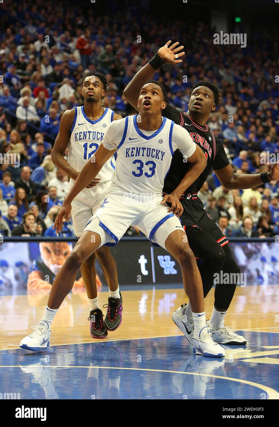 LEXINGTON, KY - JANUARY 20: Kentucky Wildcats forward Ugonna Onyenso ...