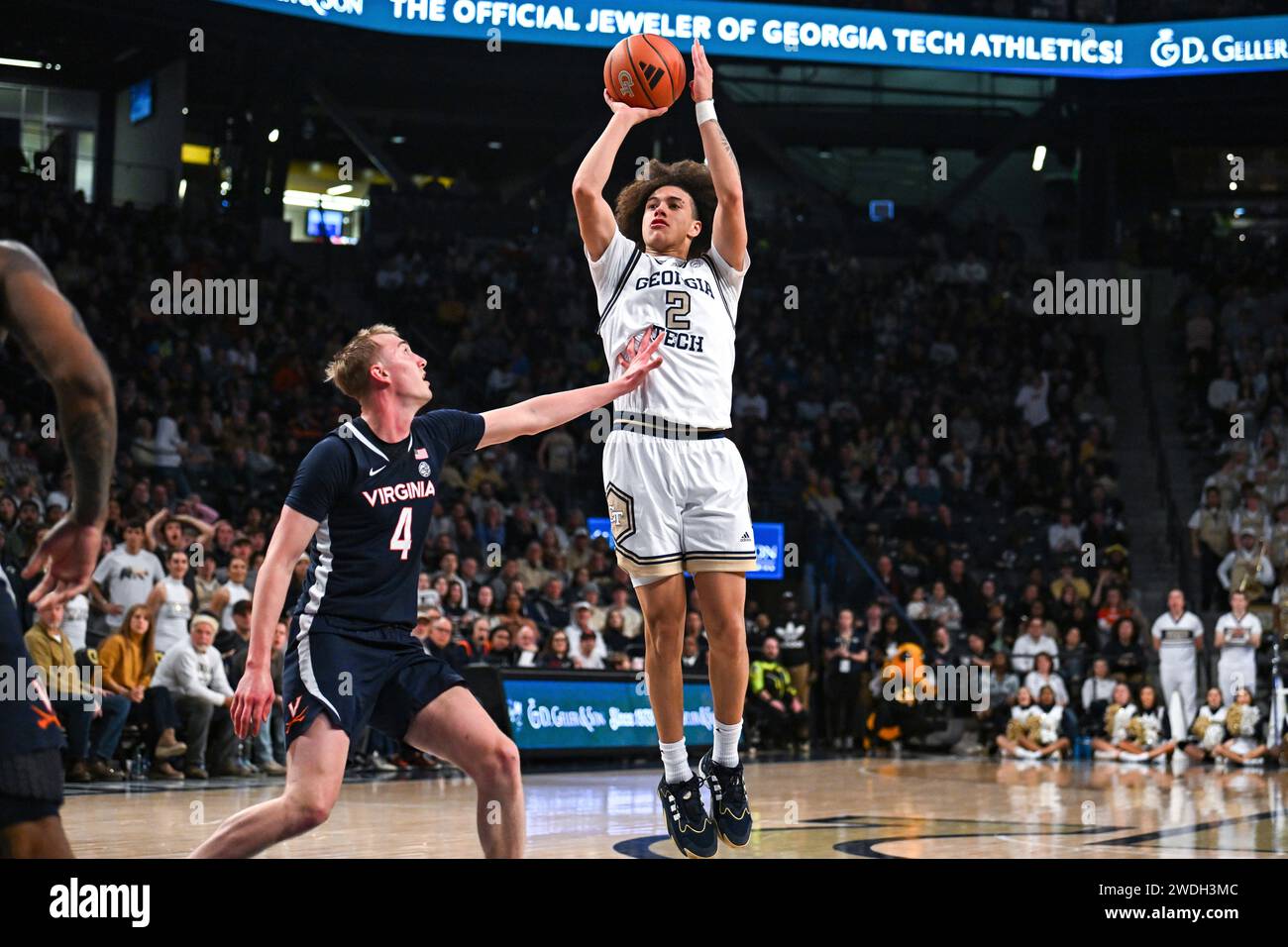 ATLANTA, GA – JANUARY 20: Georgia Tech guard Naithan George (2) takes a ...