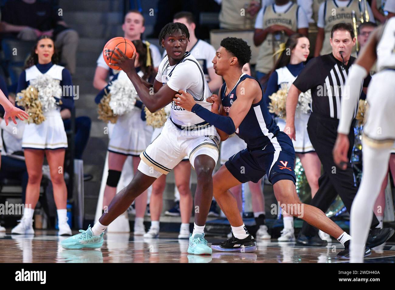 ATLANTA, GA – JANUARY 20: Georgia Tech forward Baye Ndongo (11) looks ...