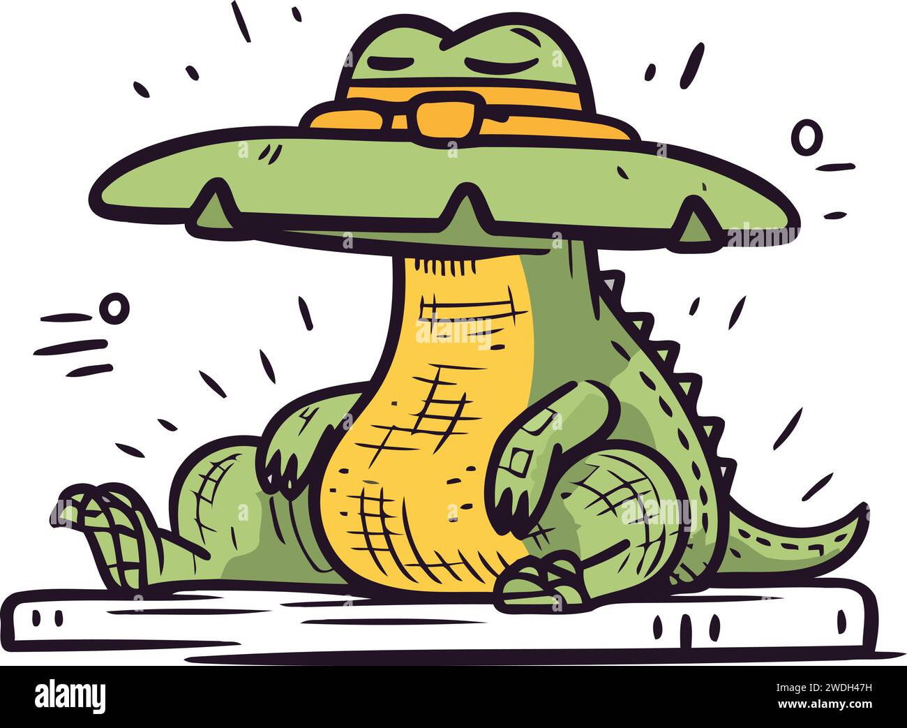 Croc skin Stock Vector Images - Alamy