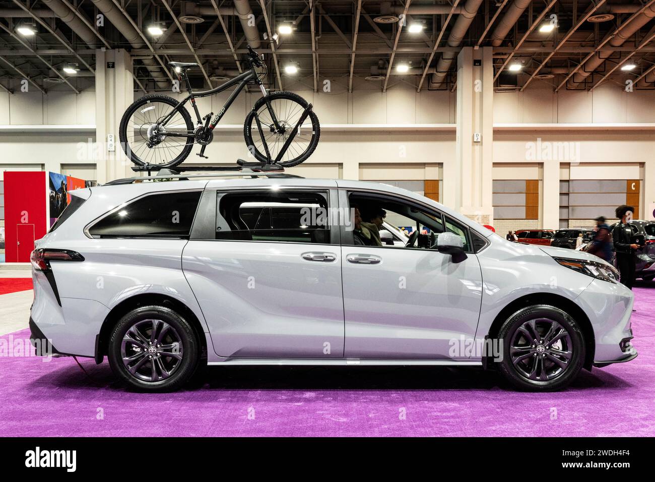 Washington, United States. 19th Jan, 2024. The 2024 Toyota Sienna XLE ...