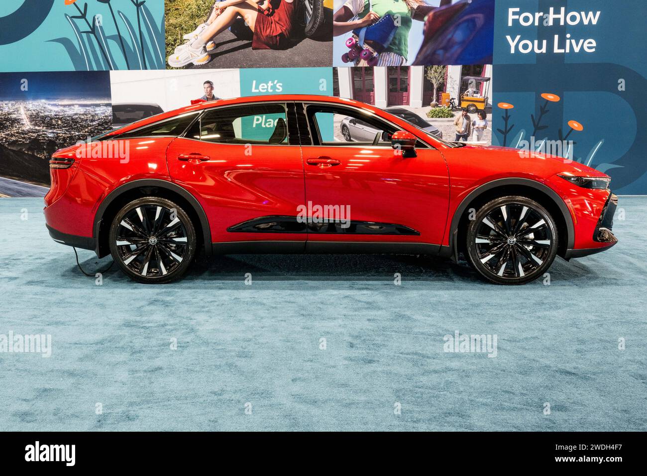 Washington, United States. 19th Jan, 2024. The 2023 Toyota Crown PLT at ...