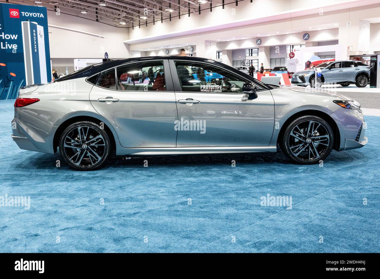 Washington, United States. 19th Jan, 2024. The 2025 Toyota Camry Hybrid ...
