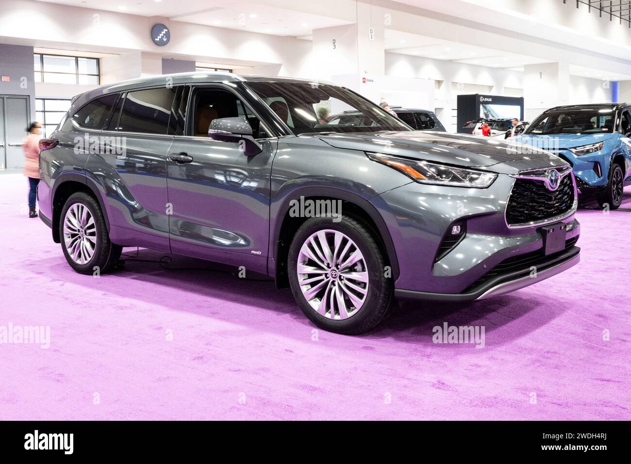 Washington, United States. 19th Jan, 2024. The 2024 Toyota Highlander ...