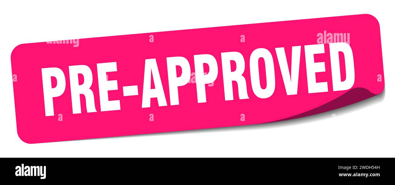 Preapproved Stock Vector Images - Alamy