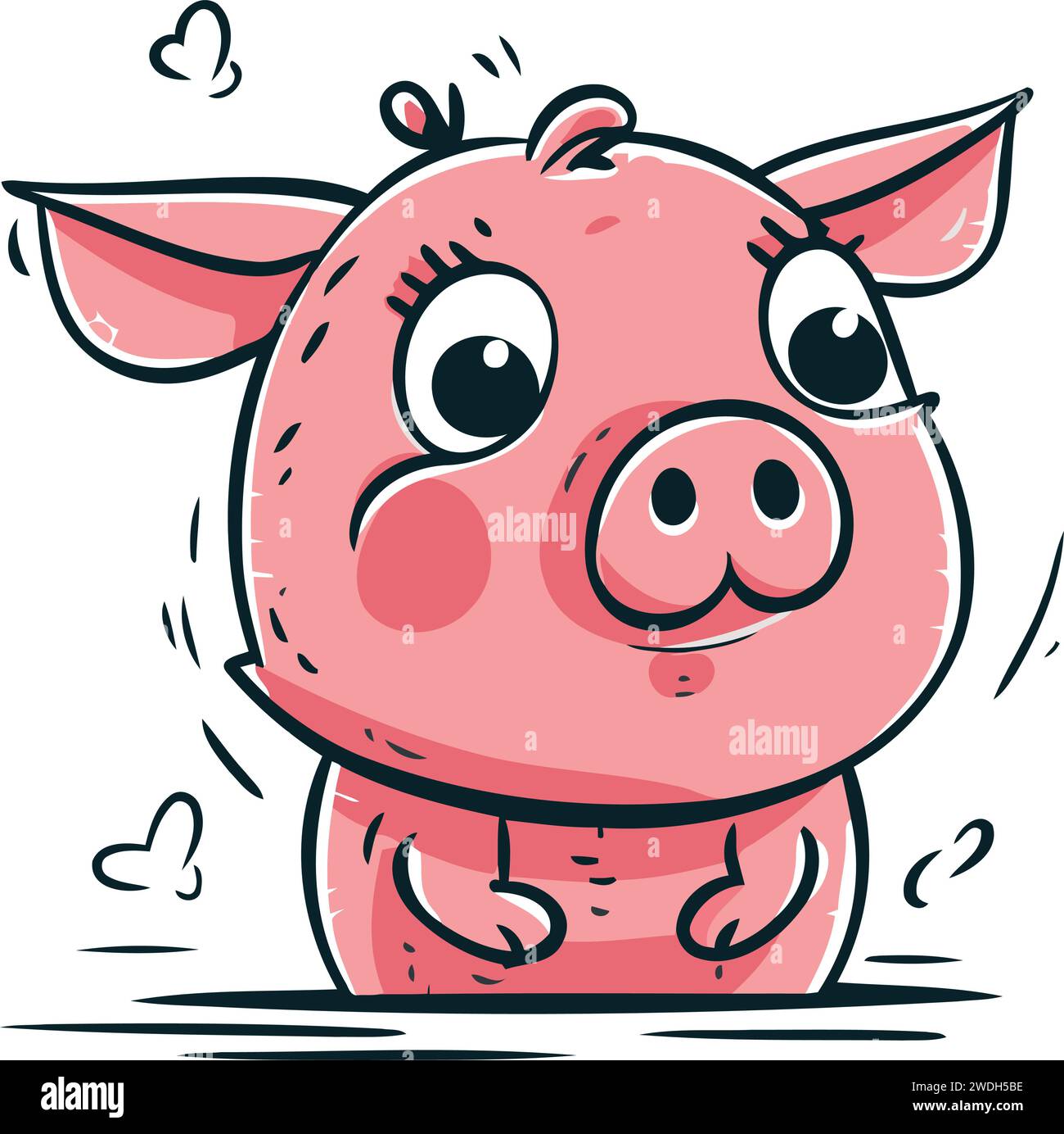 Pig in love hi-res stock photography and images - Alamy