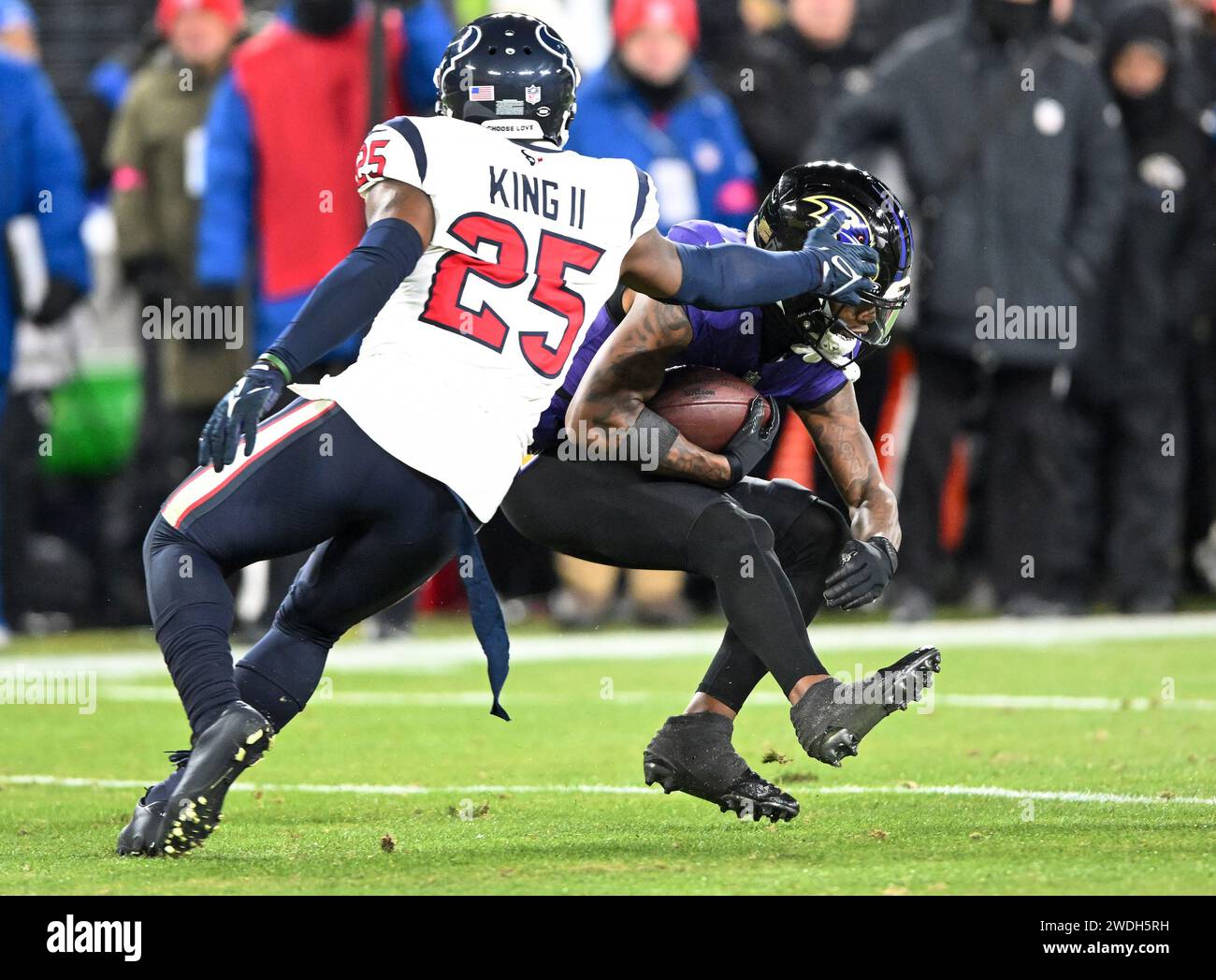 Baltimore, United States. 20th Jan, 2024. Houston Texans cornerback ...