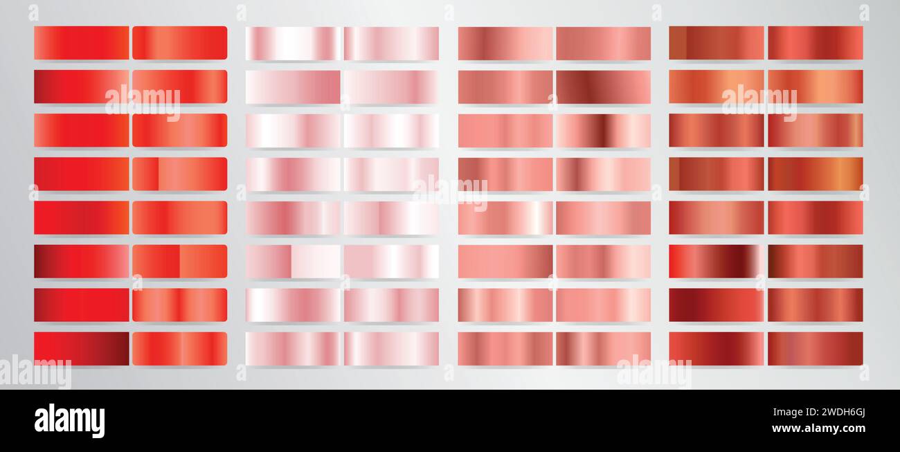 Gold rose, bronze, and golden texture metallic gradient background set, Shiny golden gradient ...