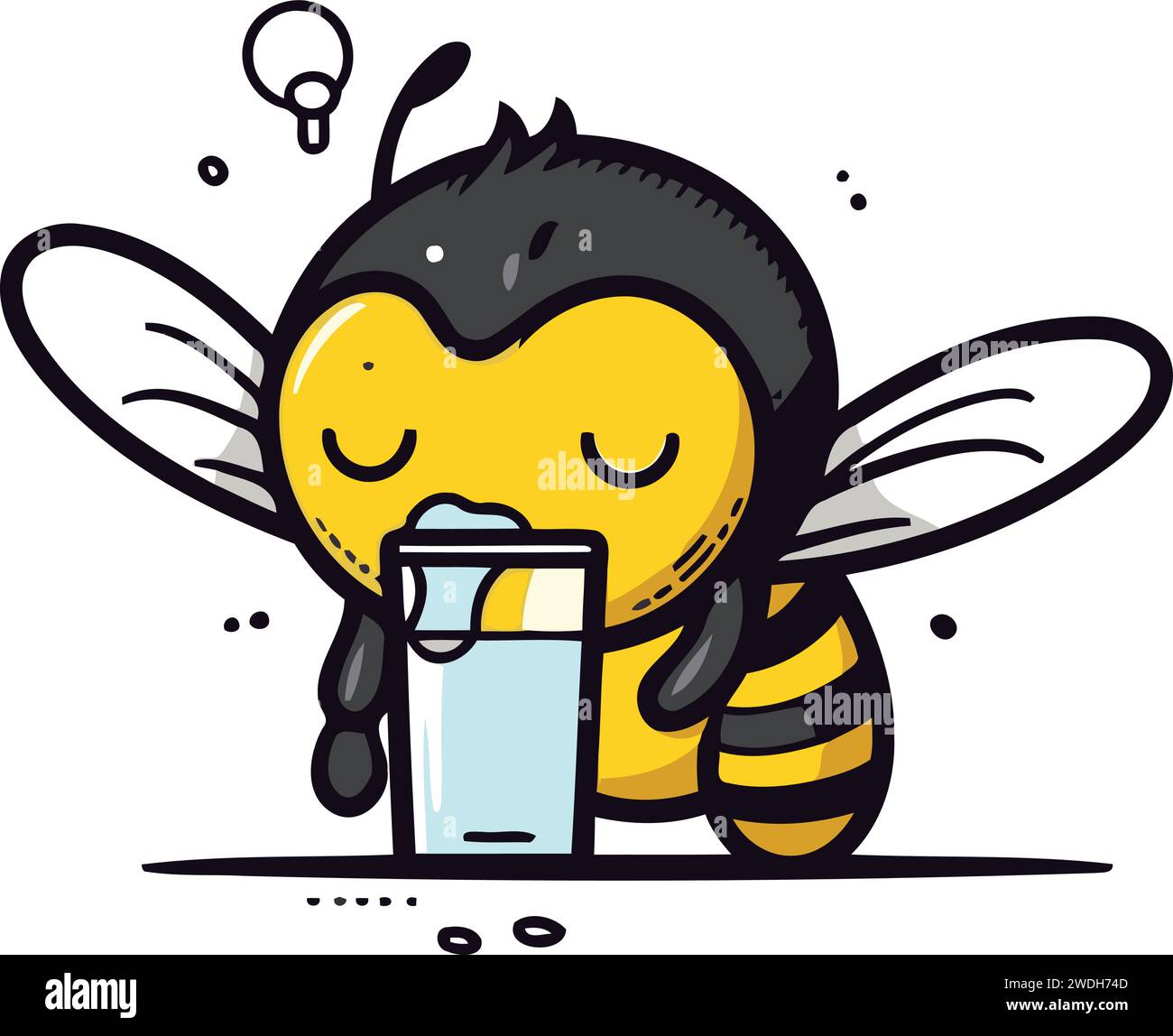 Milk honey vector vectors Stock Vector Images - Alamy