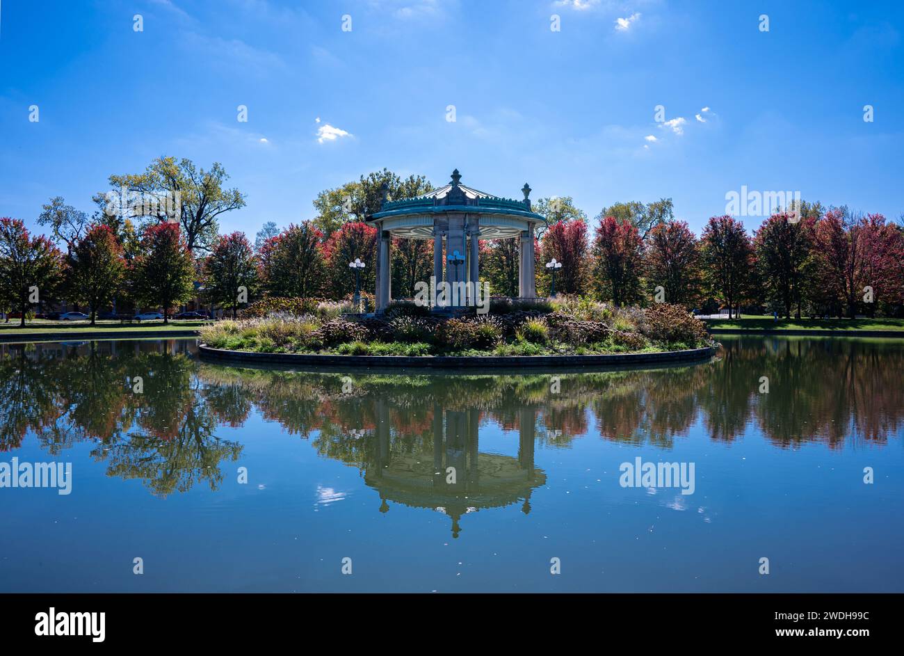 Gazebo in Forest Park, St. Louis, Missouri Stock Photo - Alamy