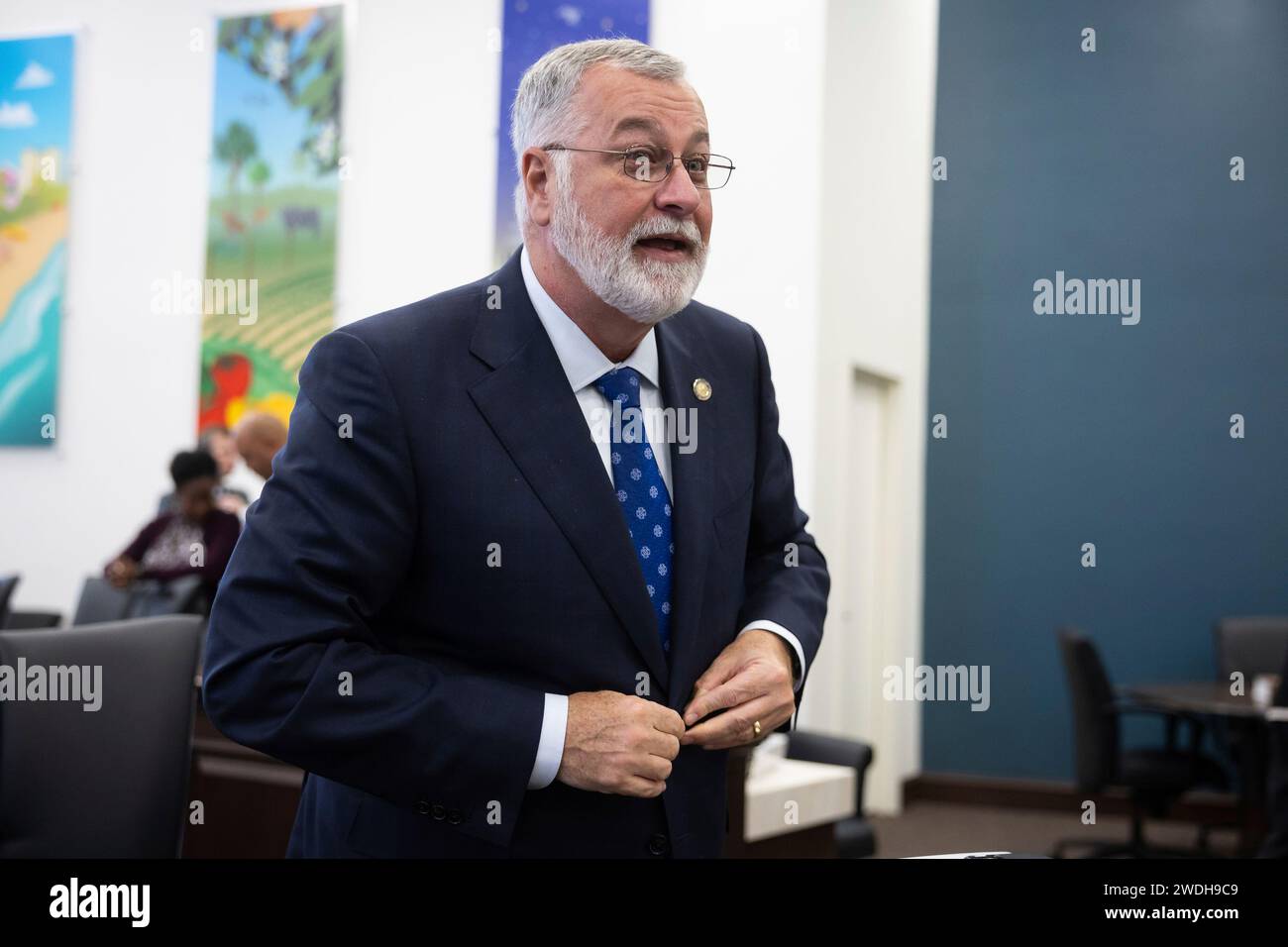 Florida State Sen. Ben Albritton is seen during a hearing at the ...