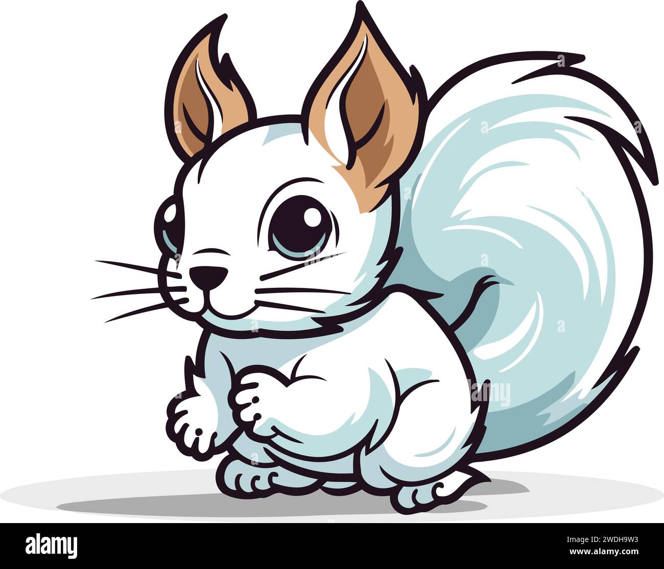 Squirrel line icon Stock Vector Images - Alamy