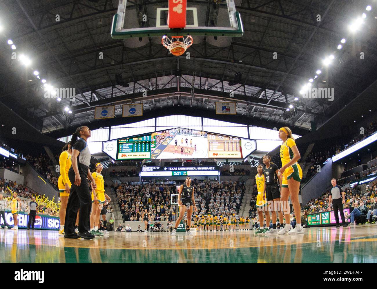 January 20 2024: UCF Knights guard Kaitlin Peterson (3) shoots a free ...